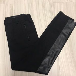 Club Monaco | Pants & Jumpsuits | Club Monaco Leather Detail Pant ...